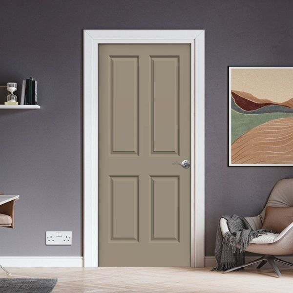 4 Panel 1-3/4" Slab Madero Interior | Moulded Panel - 4 PANEL 1-34 SLAB