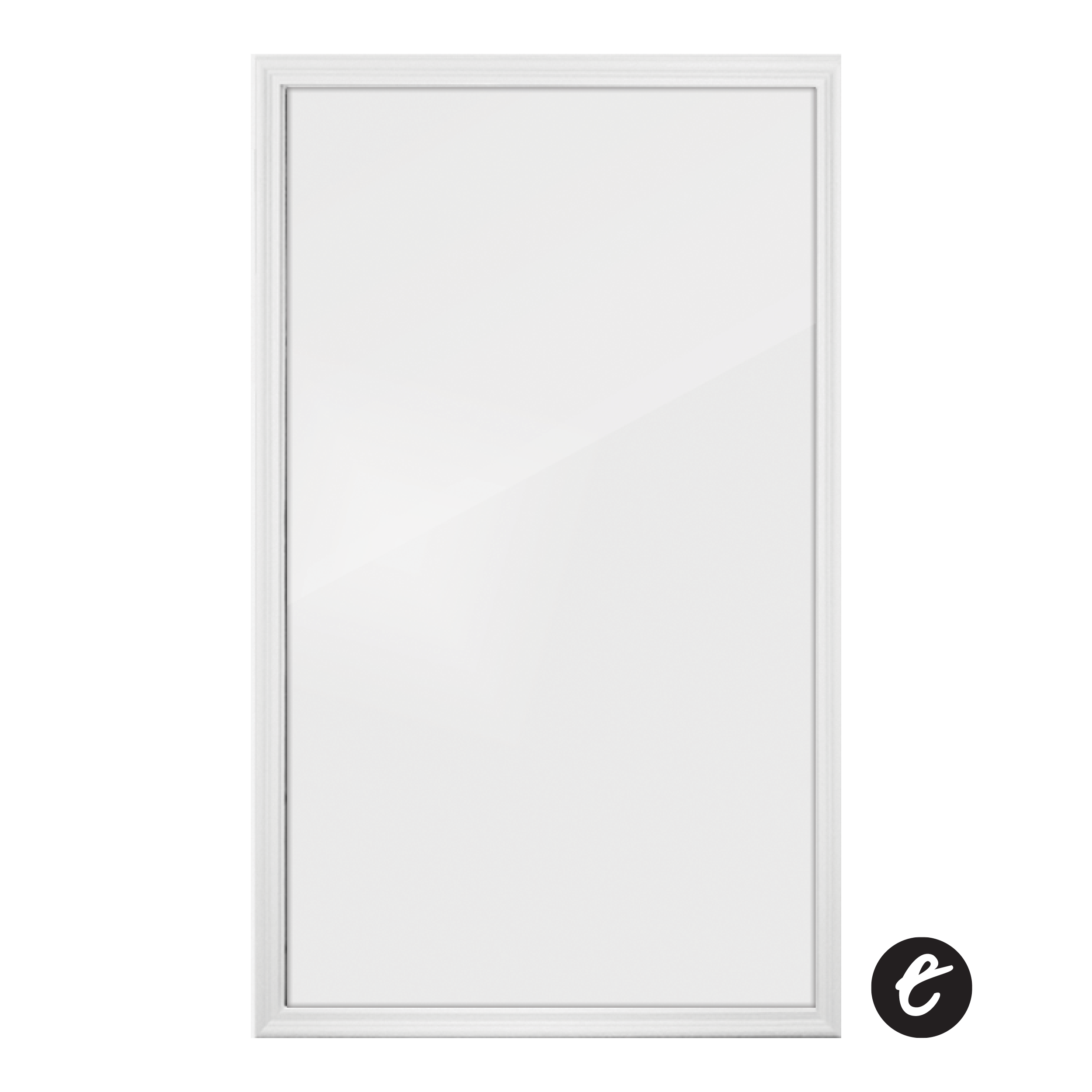 DUAL LOW E CLEAR 22x36 WHITE FRAME RETAIL BOX - PL2337-1E RP